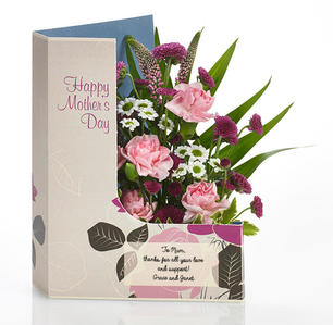 Fresh Flowers in a Card - Flowercard