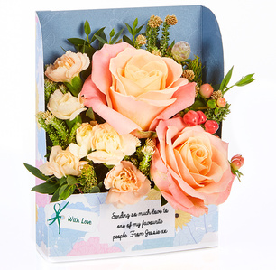 Fresh Flowers in a Card - Flowercard