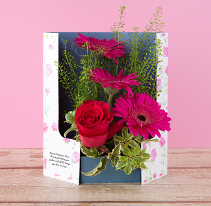 Fresh Flowers in a Card - Flowercard