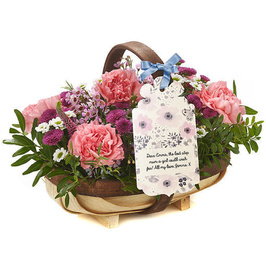 Carnation Charm — Flowercard - Thinking of You