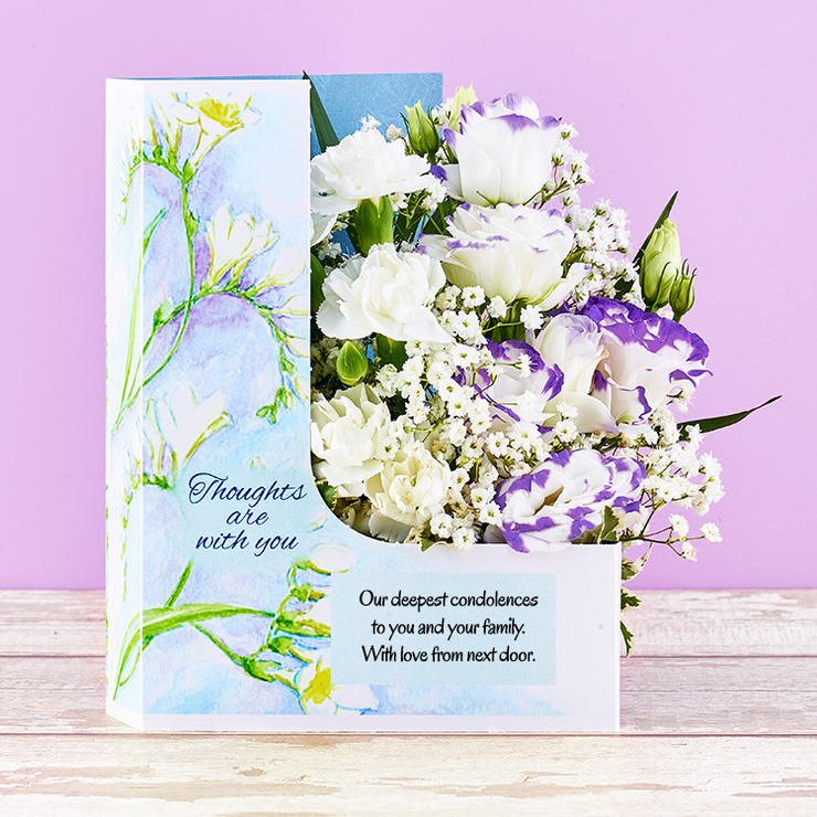 Gentle Hug — Flowercard - Thinking of You