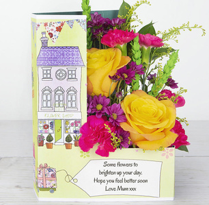 Fresh Flowers in a Card - Flowercard
