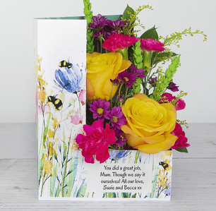 Fresh Flowers in a Card - Flowercard