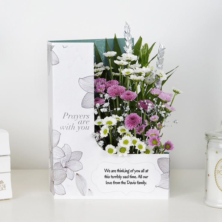 Angel Touch — Flowercard - Sending floral hugs