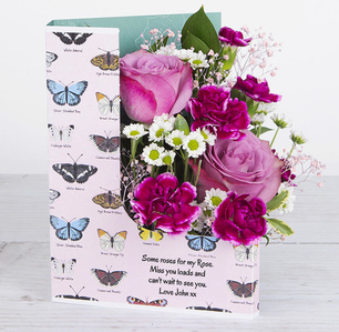 Fresh Flowers in a Card - Flowercard