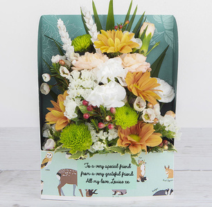 Fresh Flowers in a Card - Flowercard