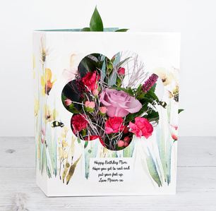 Fresh Flowers in a Card - Flowercard