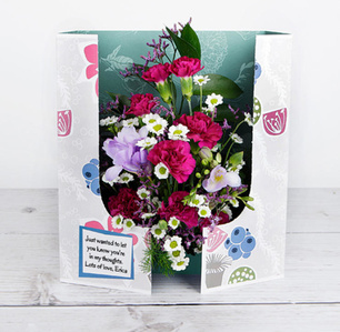 Fresh Flowers in a Card - Flowercard