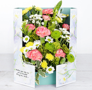 Fresh Flowers in a Card - Flowercard