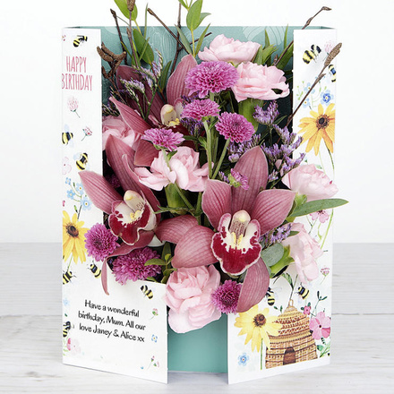 Fresh Flowers in a Card - Flowercard