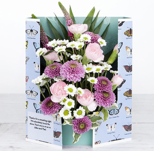 Fresh Flowers in a Card - Flowercard