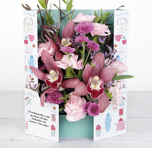 Fresh Flowers in a Card - Flowercard