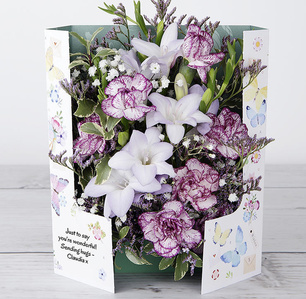 Fresh Flowers in a Card - Flowercard