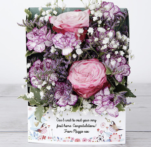 Fresh Flowers in a Card - Flowercard