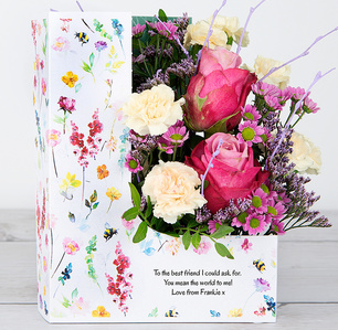 Fresh Flowers in a Card - Flowercard