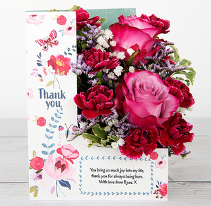 Fresh Flowers in a Card - Flowercard