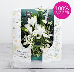 Fresh Flowers in a Card - Flowercard