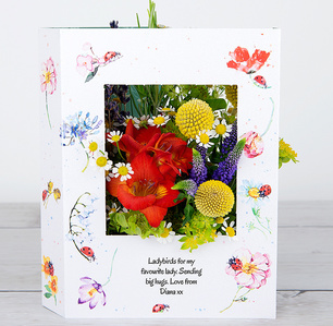 Fresh Flowers in a Card - Flowercard