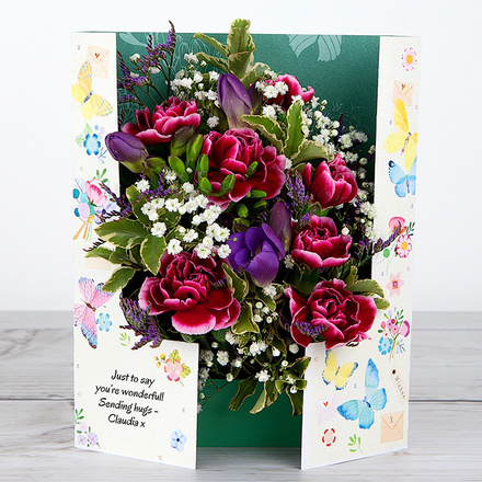 Any Occasion ... Cards, Flowers & Gifts — Flowercard - Sending floral hugs