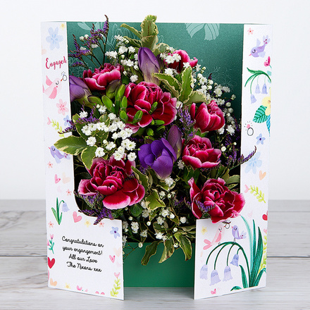 Fresh Flowers in a Card - Flowercard