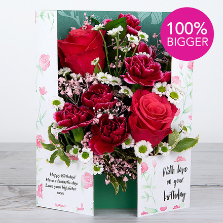 Fresh Flowers in a Card - Flowercard