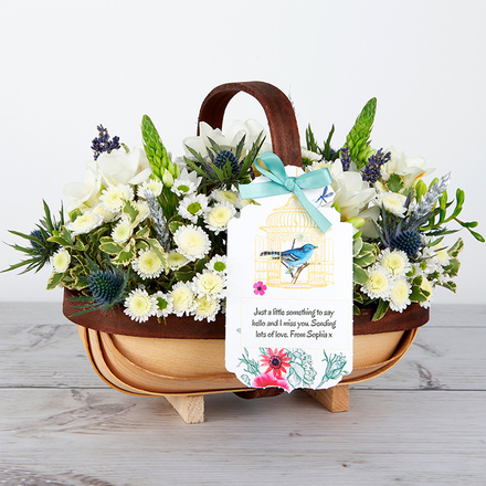 Trugs | Personalised Trugs of Fresh Flowers — Flowercard - Sending ...